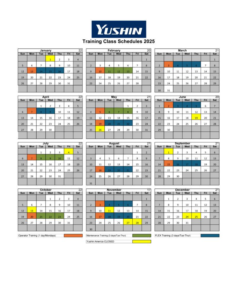 Training - Yushin - Robotic Automation for the Plastics Industry